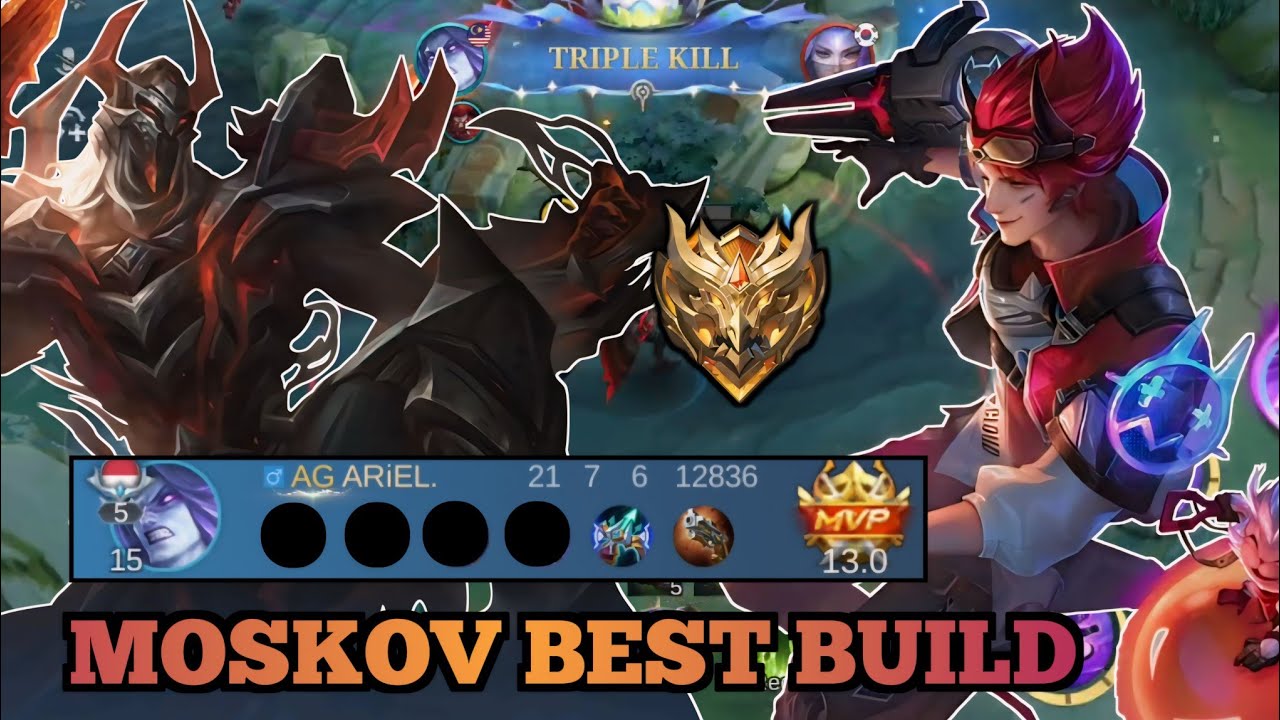 KILL 21! MOSKOV BEST BUILD TERSAKIT 2024 NEW META | TOP GLOBAL MOSKOV ...