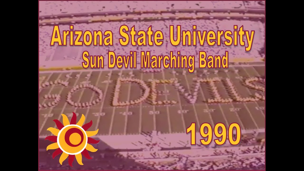 1990 ASU Sun Devil Marching Band - Band Day - YouTube