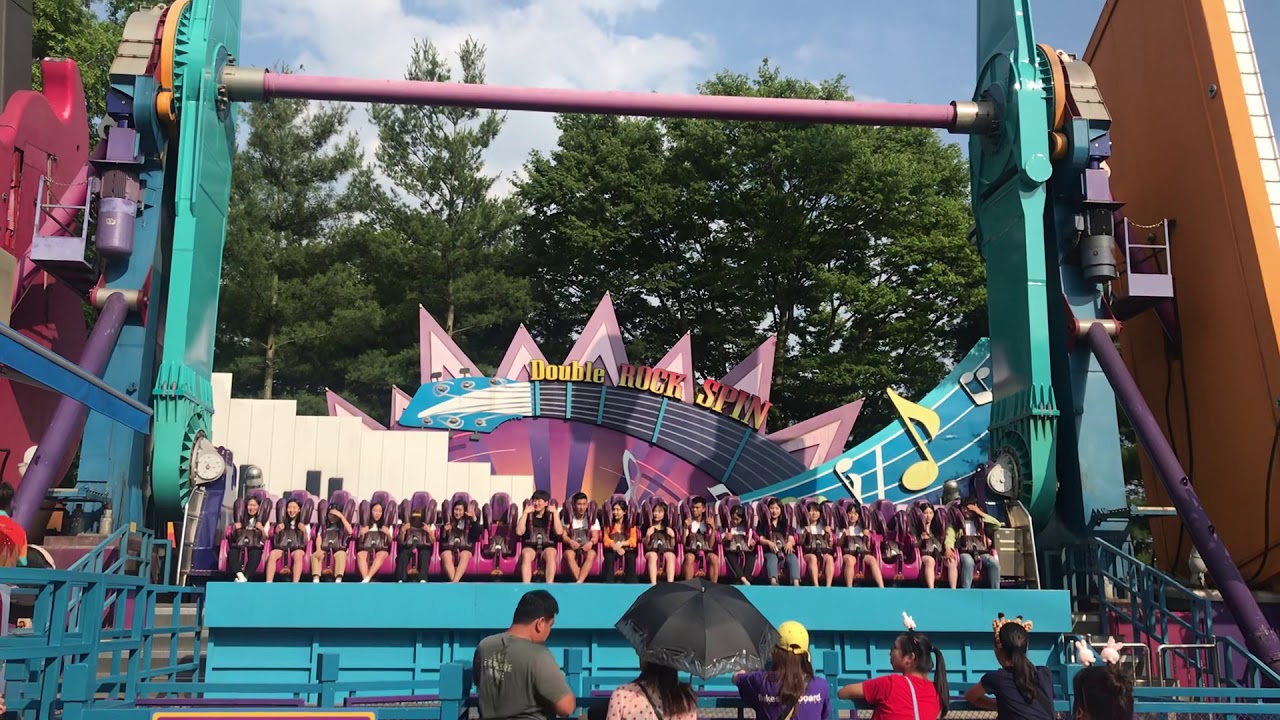 Double rock spin at everland - YouTube