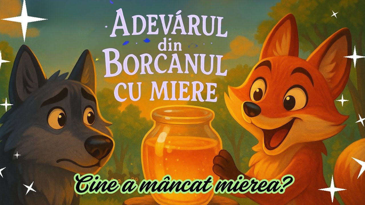 ADEVĂRUL DIN BORCANUL CU MIERE. Cine a furat MIEREA ? Poveşti pentru copii #povesti #lectura ...