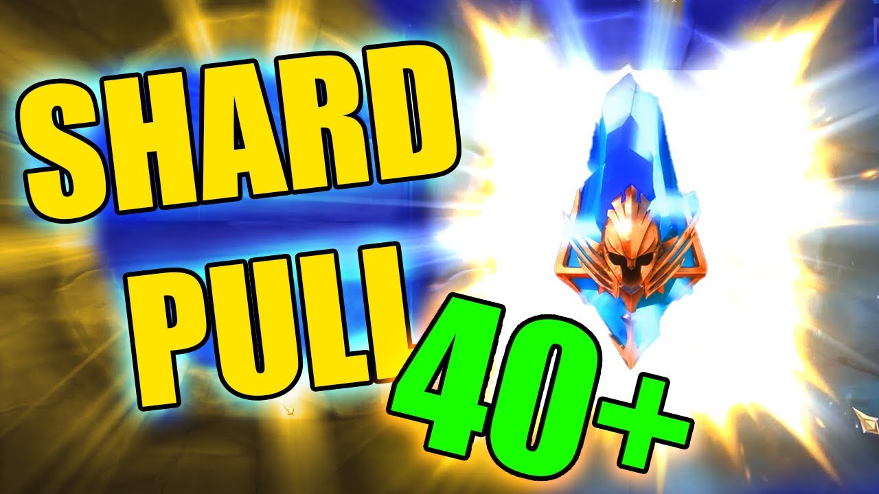 LEGENDARY SHARD PULL | RAID, 40+ ancient shard opening. Double summons ...