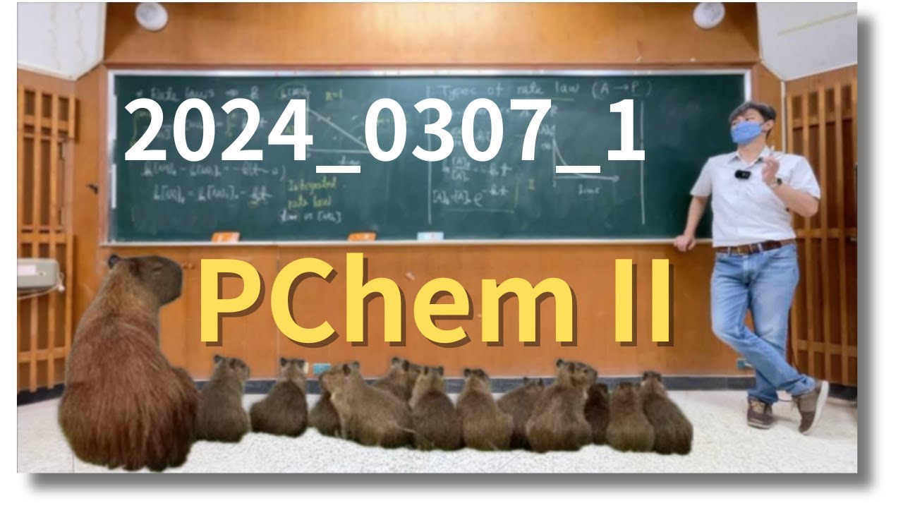 PChem II (物理化學二) The relation between equilibrium constants 2024 0307 1 ...