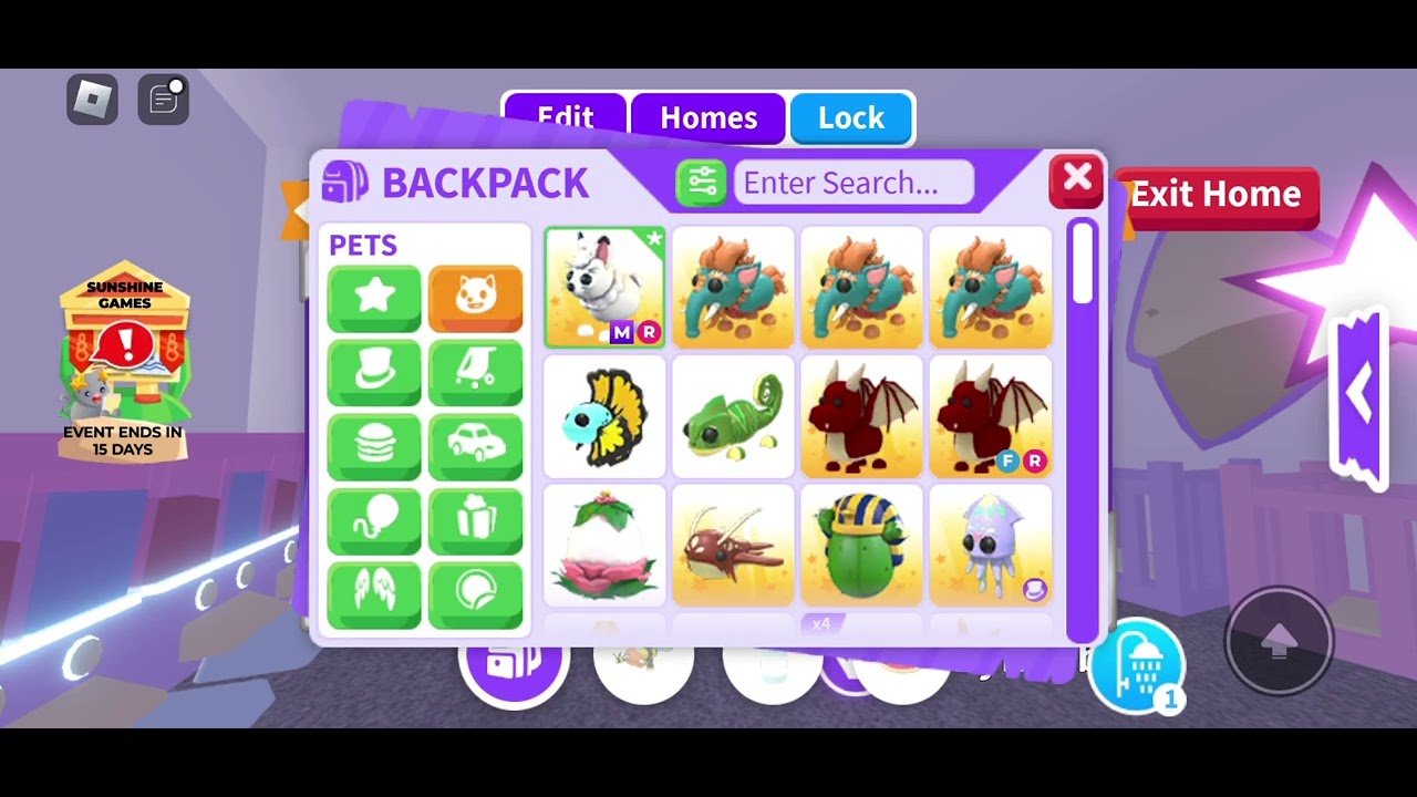 adopt me inv tour! - YouTube