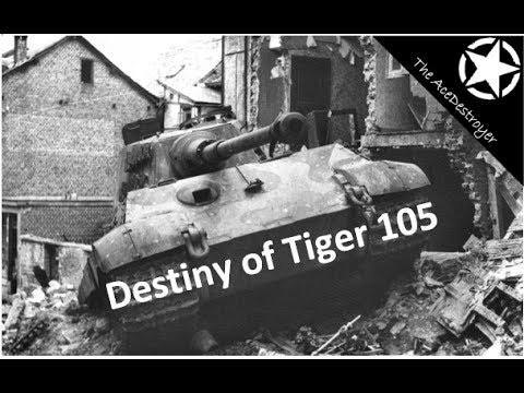 The destiny of Kampfgruppe Peiper's Tigers - King Tiger 105 - YouTube
