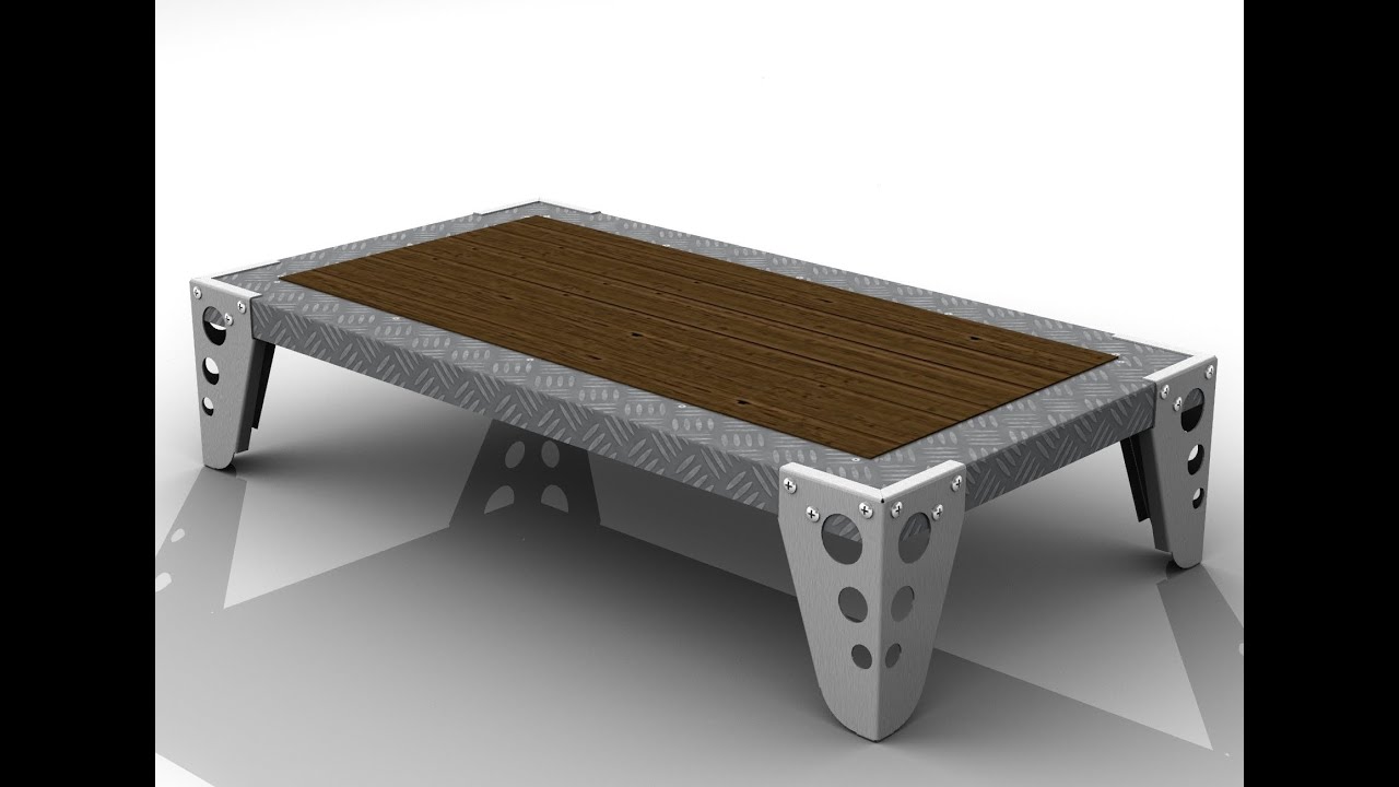 Modélisation table basse (Partie 1) - TopSolid 7 - YouTube