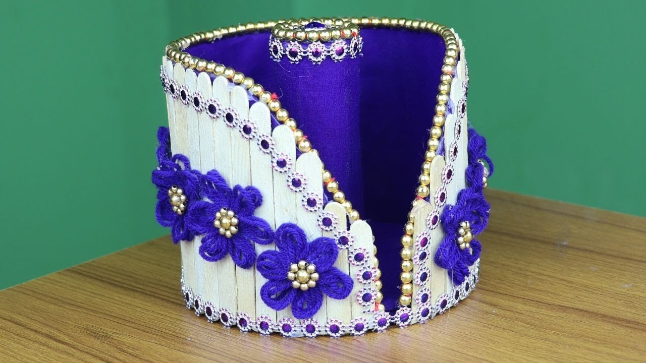 Amazing Tissue Holder Design - Best reuse ideas - Tissue Box Making ...