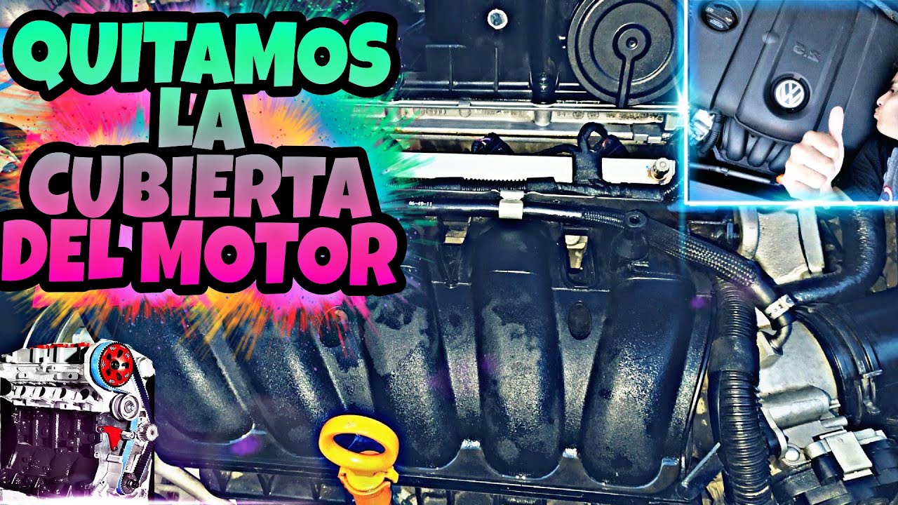 COMO QUITAR LA TAPA DEL MOTOR 2.5 DEL JETTA BORA VENTO 5CIL VOLKSWAGEN ...