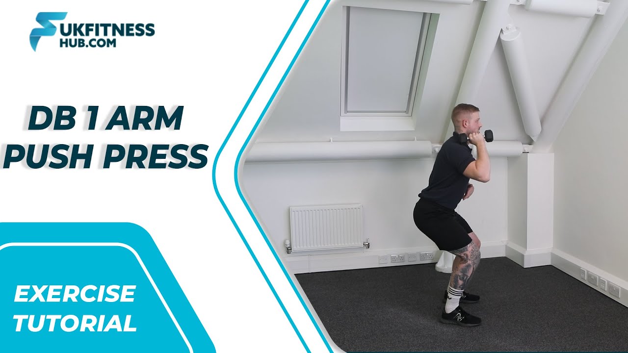 Exercise Tutorial: DB 1 Arm Push Press - YouTube