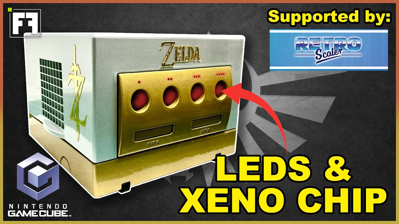 Transforming a NITENDO GAMECUBE with Custom Paint, Xeno Chip, LED Mod ...