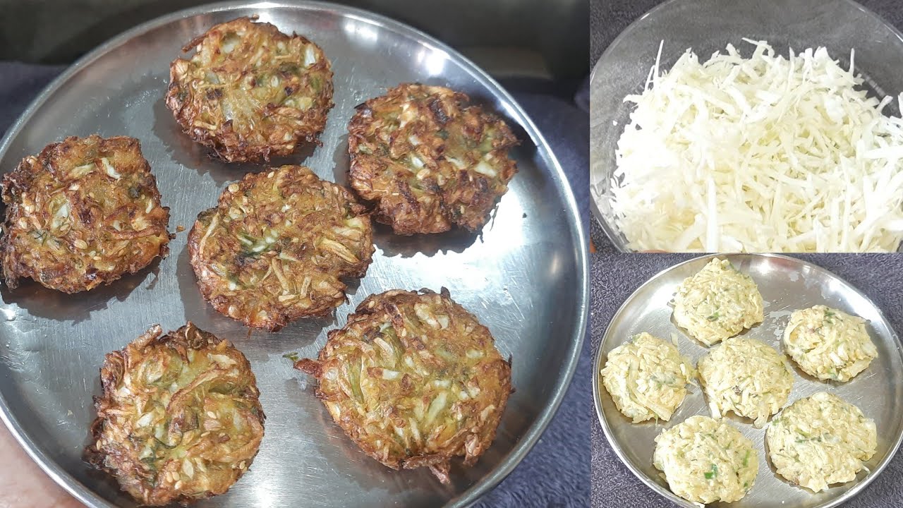 कबाब ची टेस्ट देणारे पत्ता कोबीचे कटलेट.कोबी कटलेट.cabbage cutlet ...