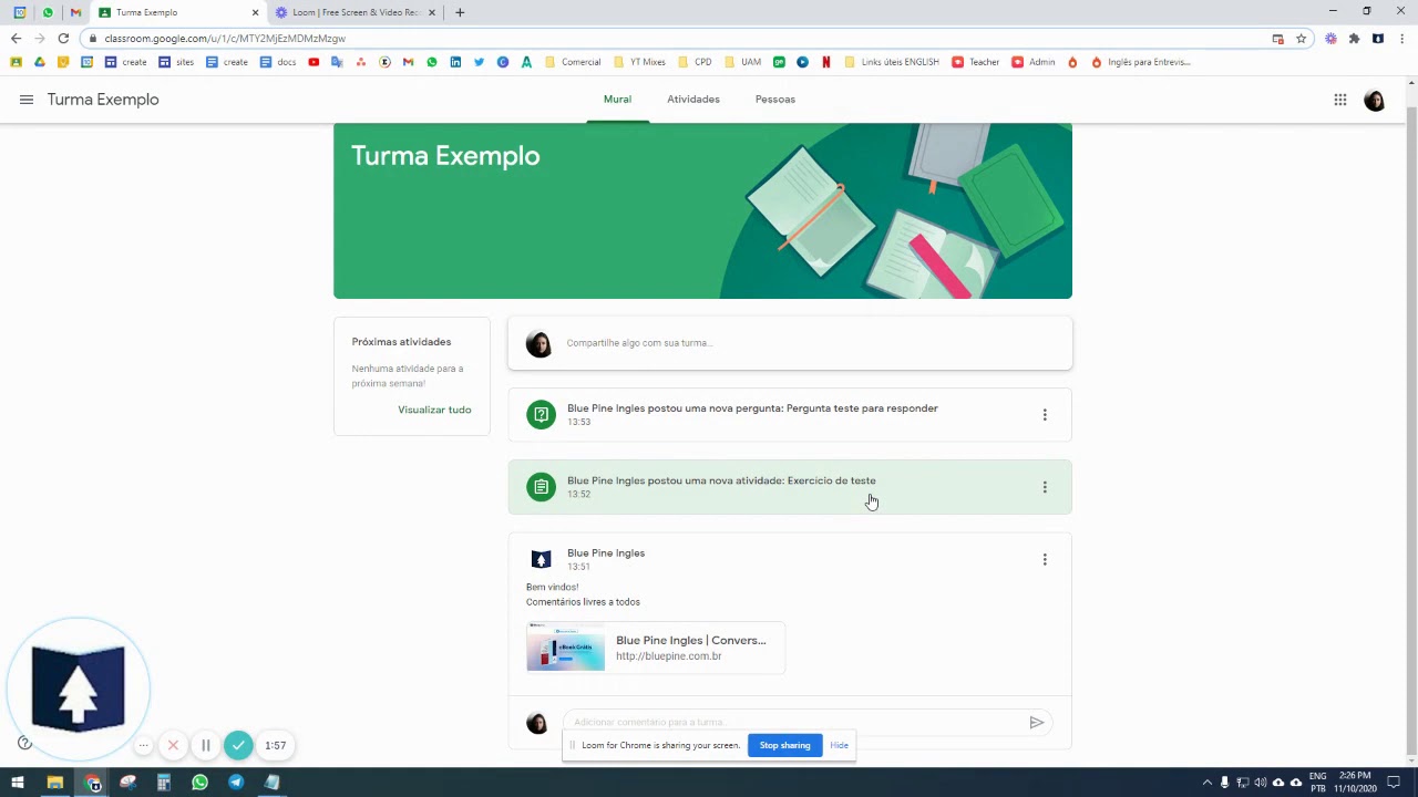 Tutorial para alunos - Google Classroom - YouTube