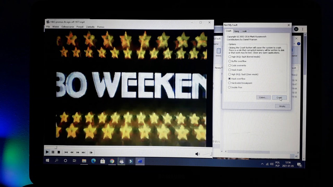 HBO Weekend ma BSOD - YouTube