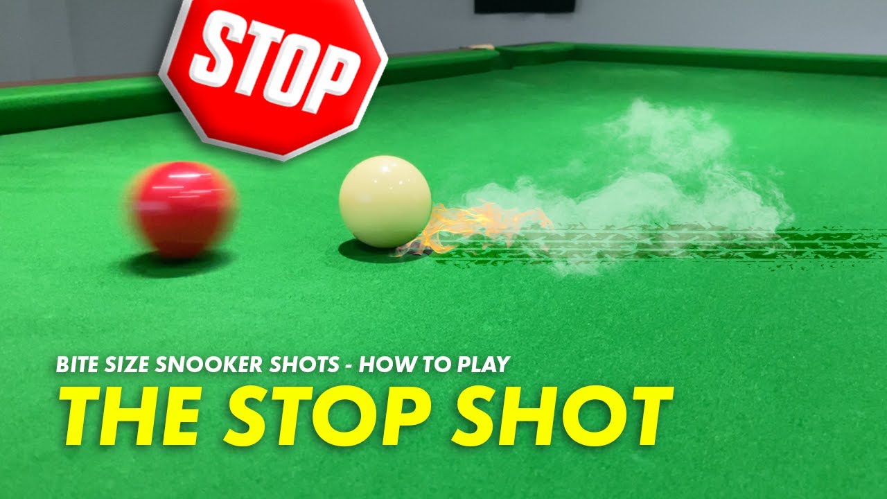 Snooker/Pool How to Play the Stop Shot - Bite Size Snooker Shots - YouTube