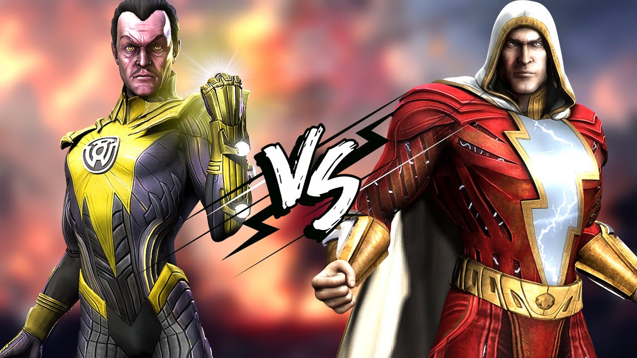 Injustice - Sinestro vs Shazam - YouTube