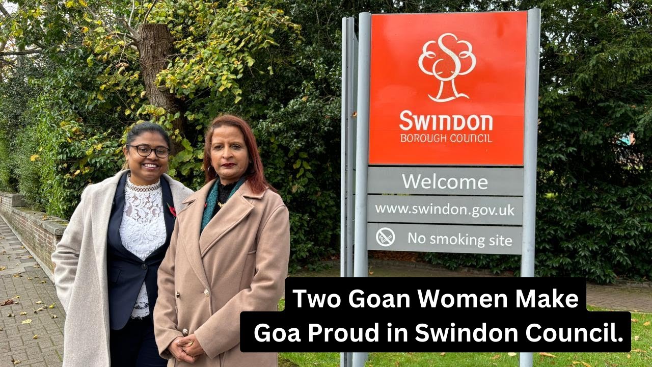 Two Goan Women Make Goa proud in Swindon Council - YouTube