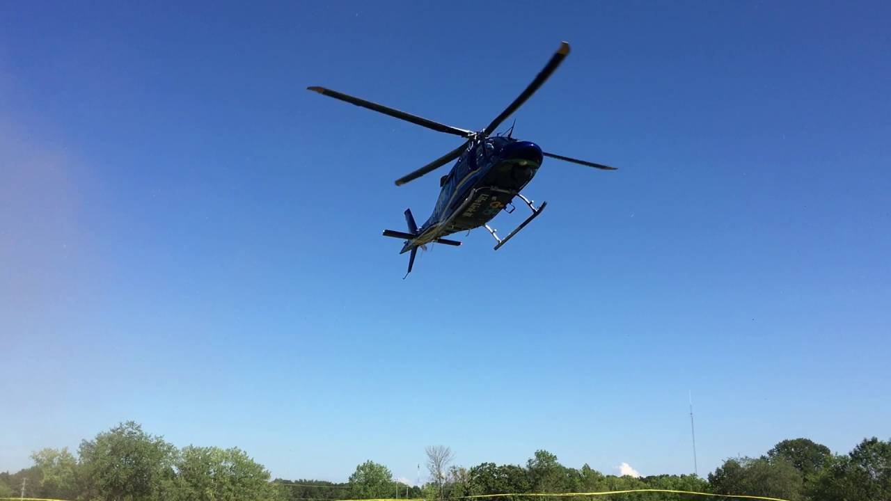Life Link III Helicopter Landing at Alexandria Police Department's ...