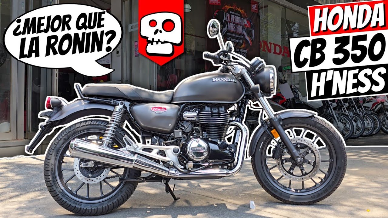 Honda CB350 H'ness ¿Mejor que la TVS Ronin? | Alets Go - YouTube