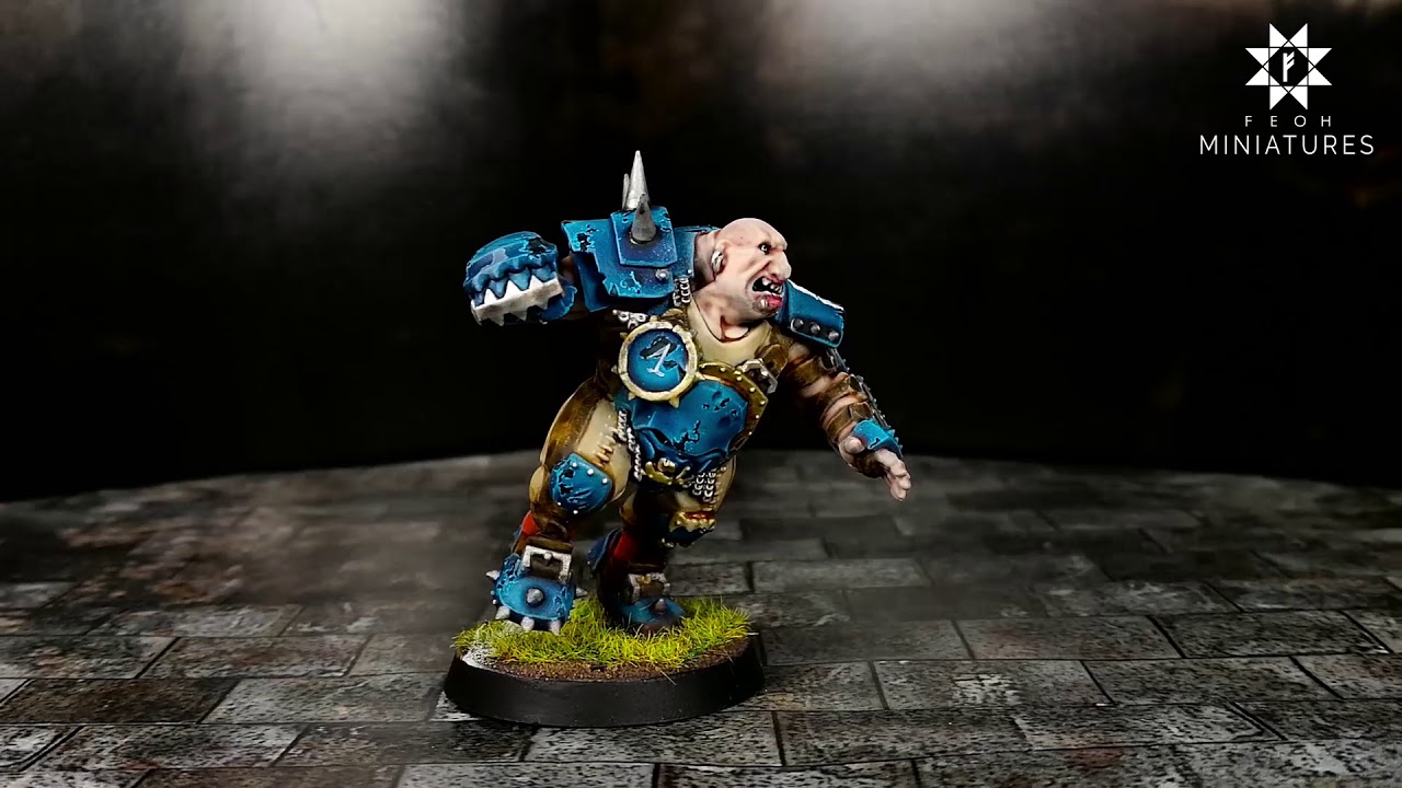 Painting Showcase - Human Team for Blood Bowl - YouTube