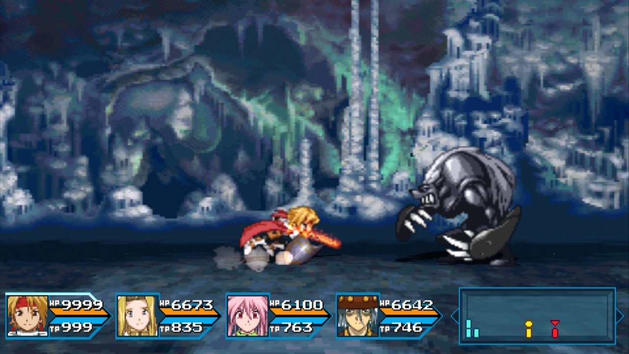 Tales of Phantasia Cross Edition - Fenrir Beast, Cave of Ice - Sub ...