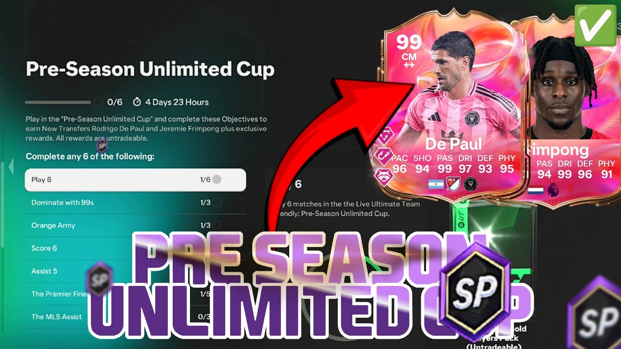 FC 25 How to COMPLETE PRE SEASON UNLIMITED CUP FAST! - YouTube