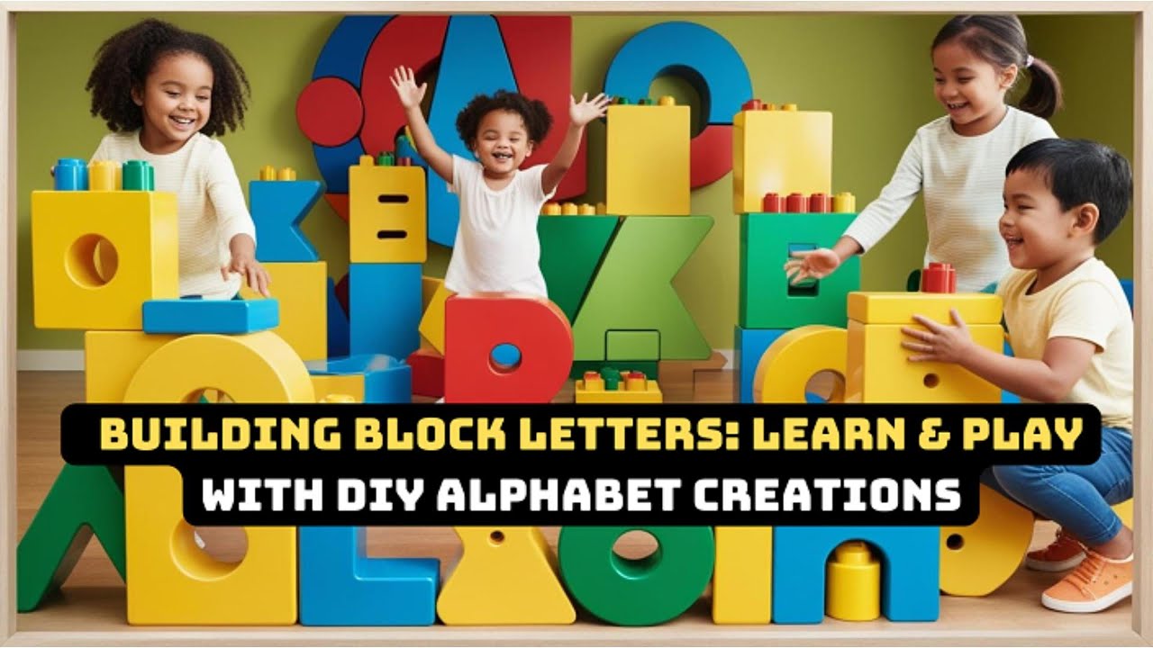 "Building Block Letters: Learn & Play with DIY Alphabet Creations ...