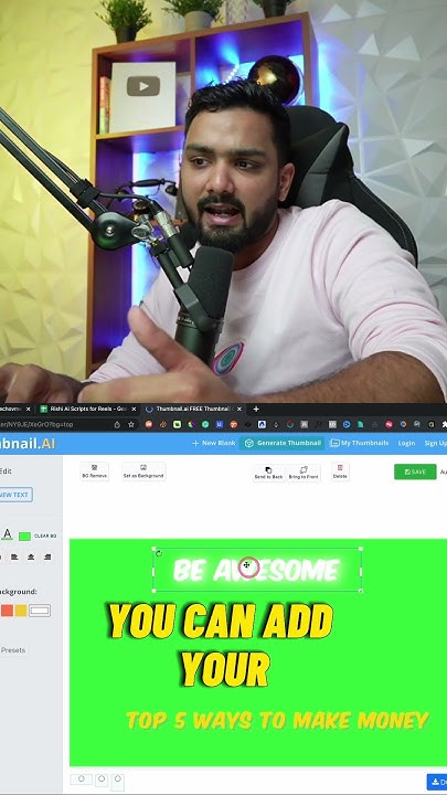 Free Tool To Create YouTube Thumbnail | How To Design Thumbnails For Free | AI Tool For YouTube ...