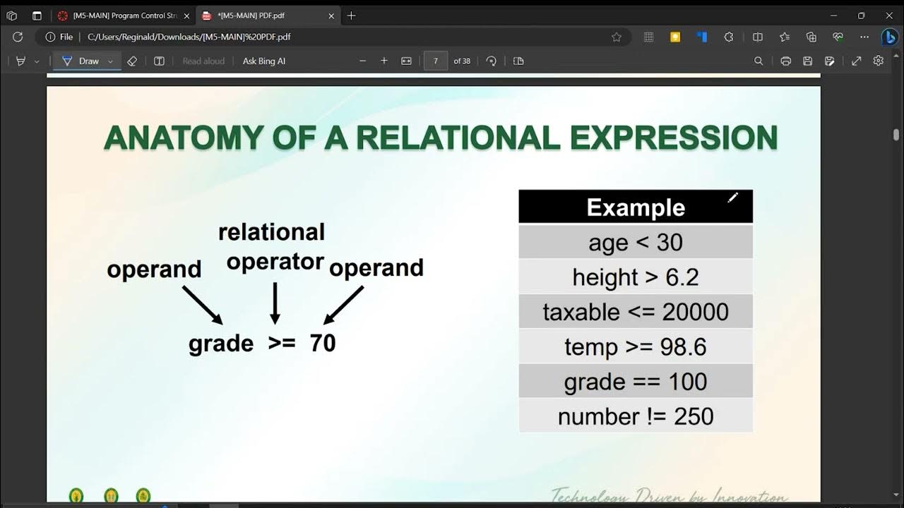 02 - Program Control Structures - YouTube