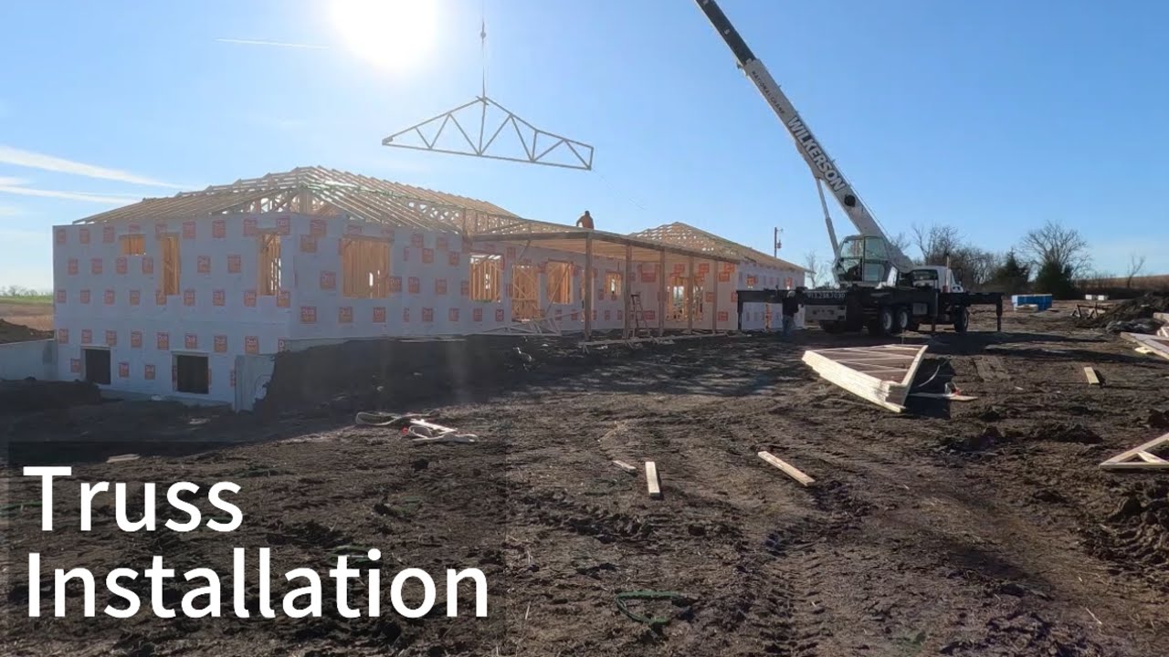 A Quick Way To Install Trusses| Next Gen Framers - YouTube