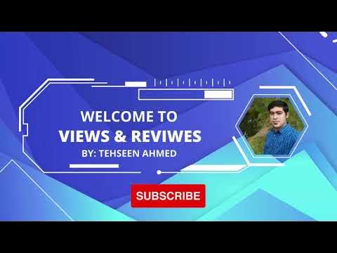 Tehseen Ahmed Views&Reviews Welcome Video - YouTube