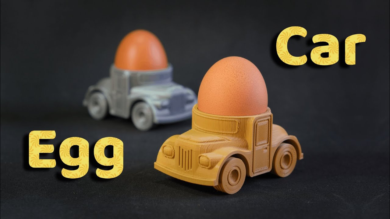 The Egg Car (3D Printed model) - YouTube