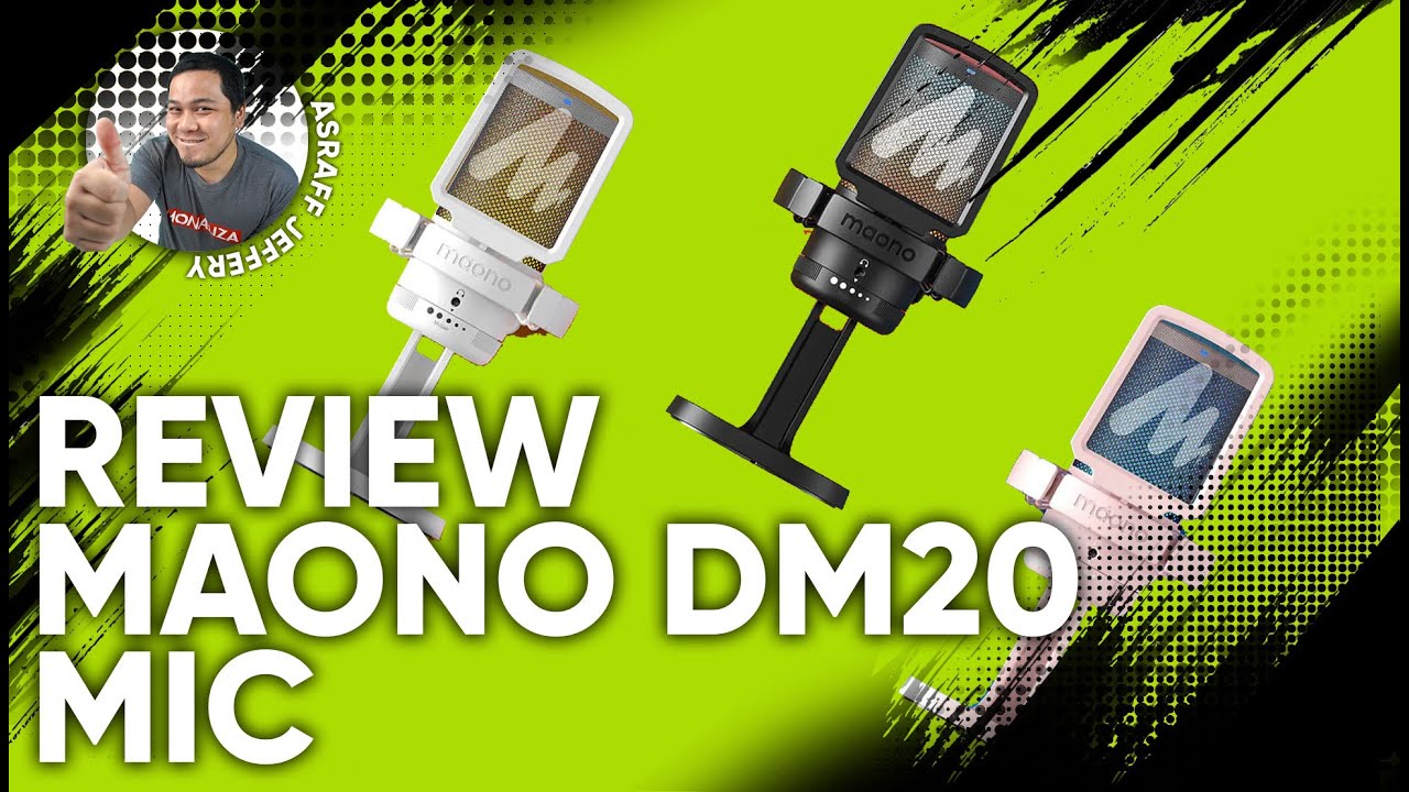 Mic Gaming RGB Murah Ada Active Noise Cancelling,Boleh Guna Live TikTok ...