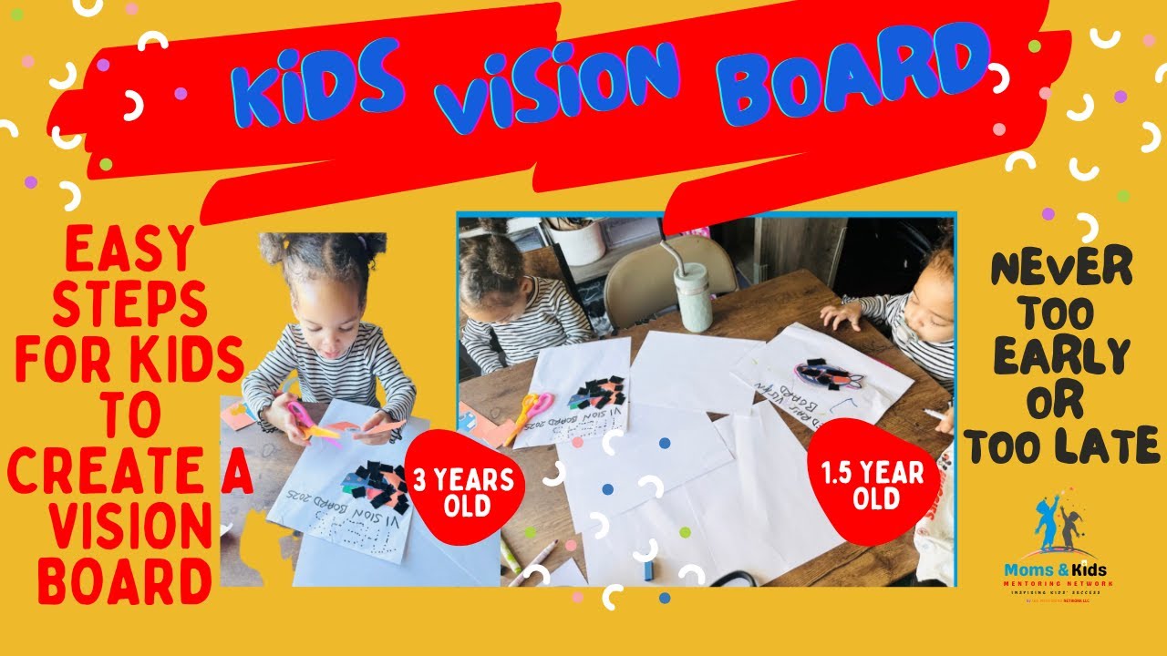 Dream Vision Board with Kids and for Kids - YouTube