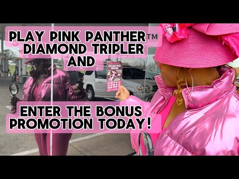The Pink Panther Diamond Tripler scratch-off ticket and bonus promotion ...