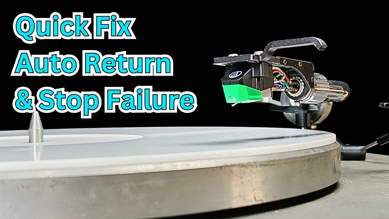 Fix Your Turntable in Minutes: Auto-Return and Stop Failures - YouTube