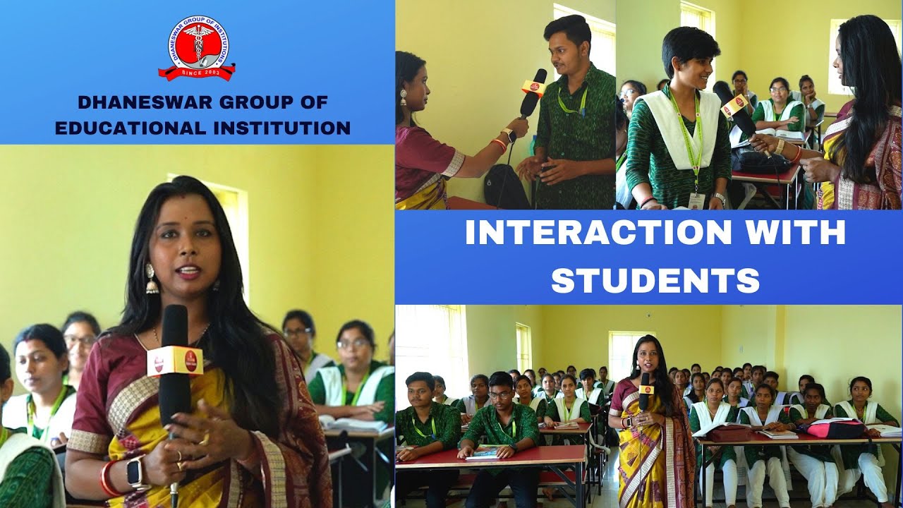 Interaction with students || Dhaneswar Group Of Educational ...