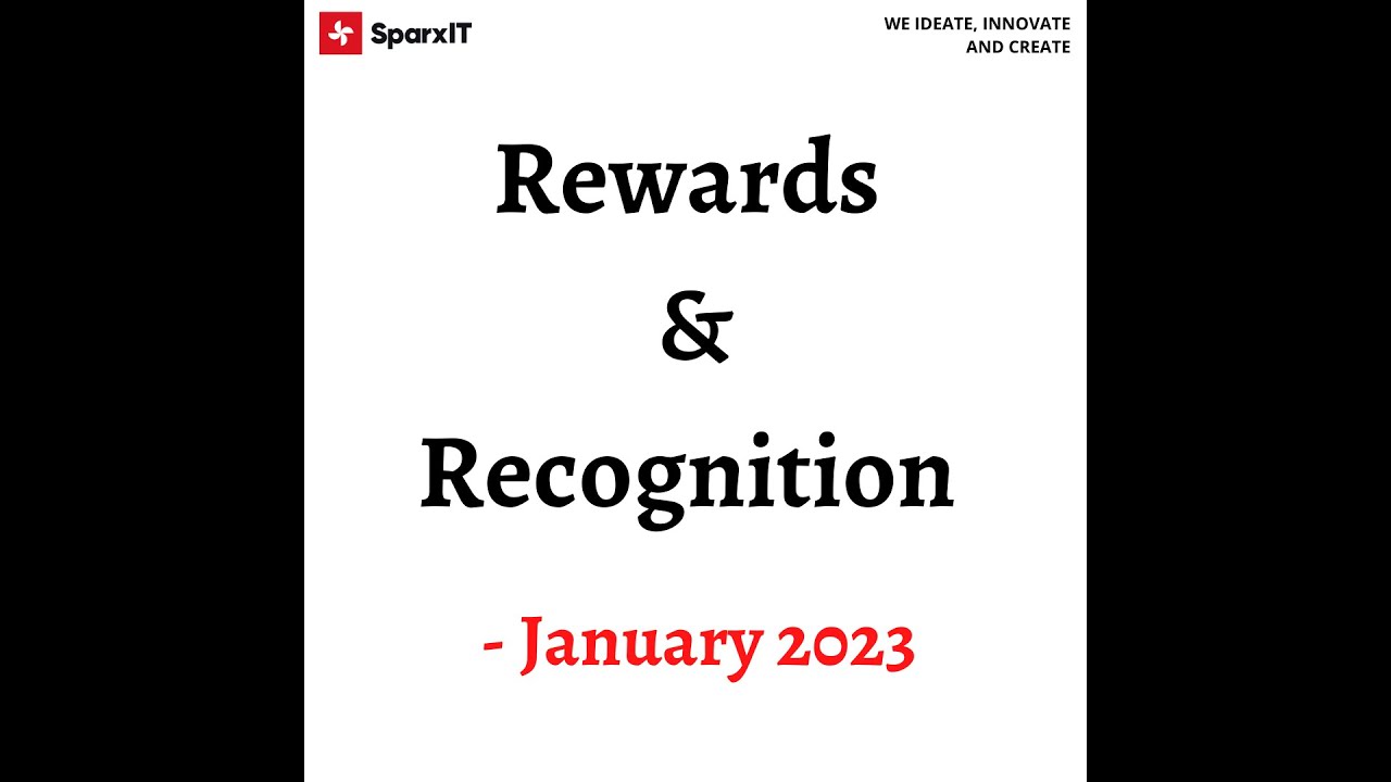 Rewards and Recognition of January Month - YouTube