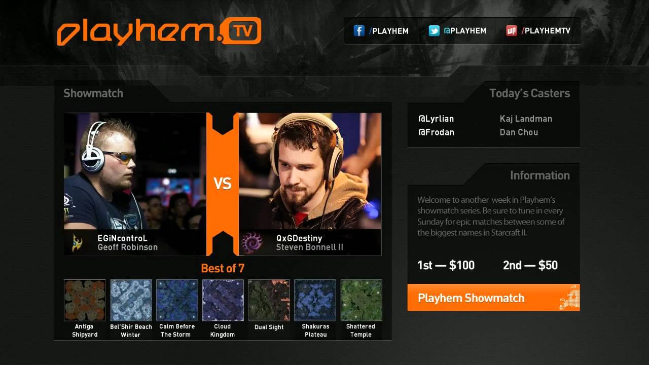 Playhem Showmatch: Post-Game Interview with QxGDestiny and EGiNcontroL ...