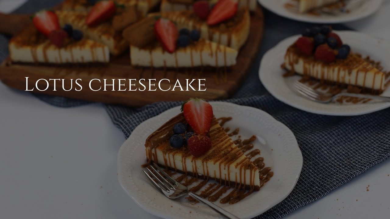 Lotus Käsekuchen | Lotus Biscoff Cheesecakes | Lotus Bisküvili Çizkek ...