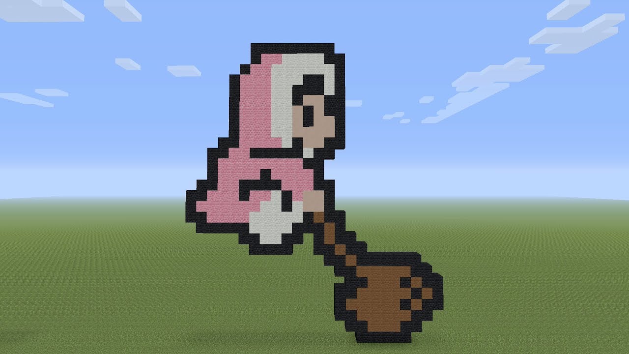 Minecraft Pixel Art - Ice Climber Nana - YouTube