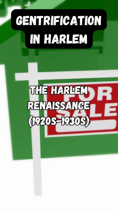 The Harlem Renaissance (1920s-1930s)... #shorts #realestate - YouTube