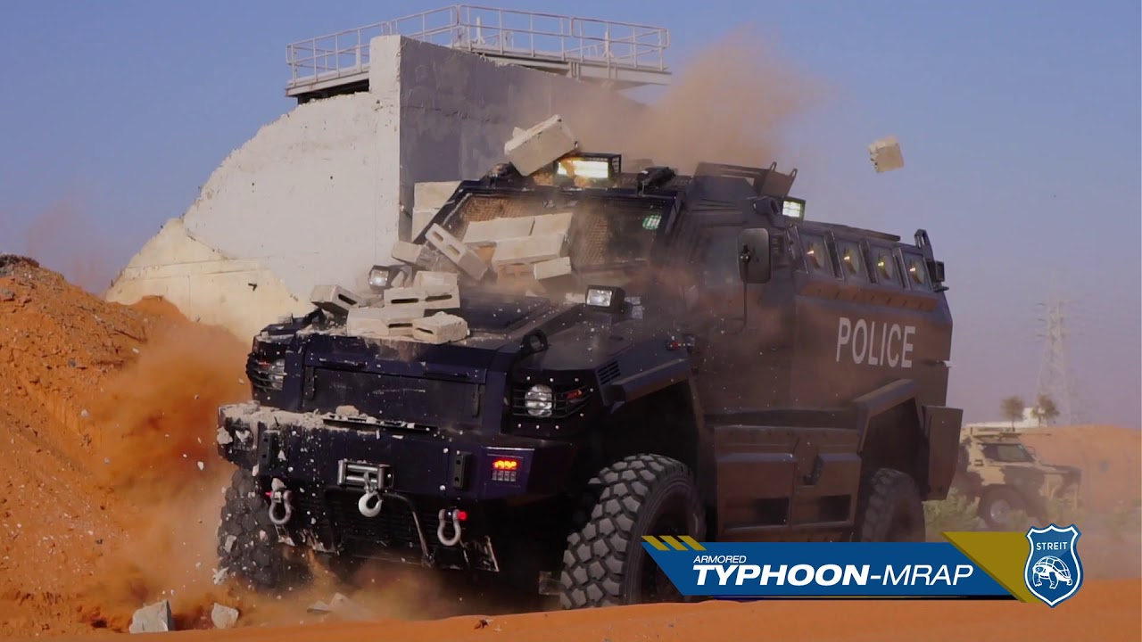 Streit Group's Armored Typhoon MRAP - YouTube