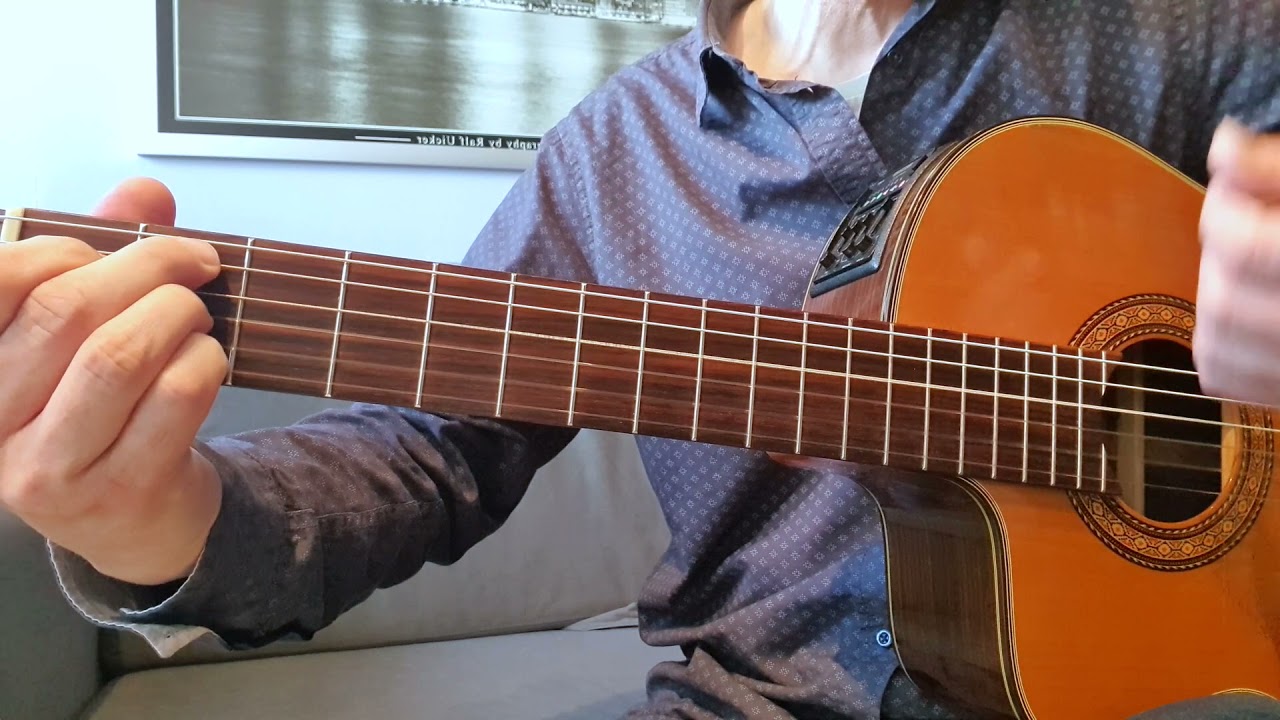 Akordy gitarowe E, A, H7 #guitarchords E,A, B7. - YouTube