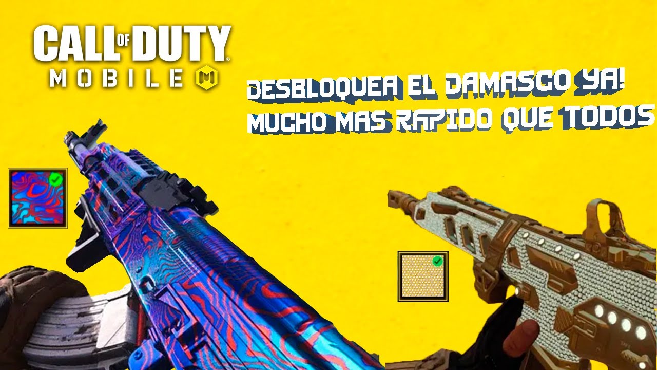 Desbloquea el DAMASCO en COD MOBILE más Rapido y Facil !! ( Guia y ...
