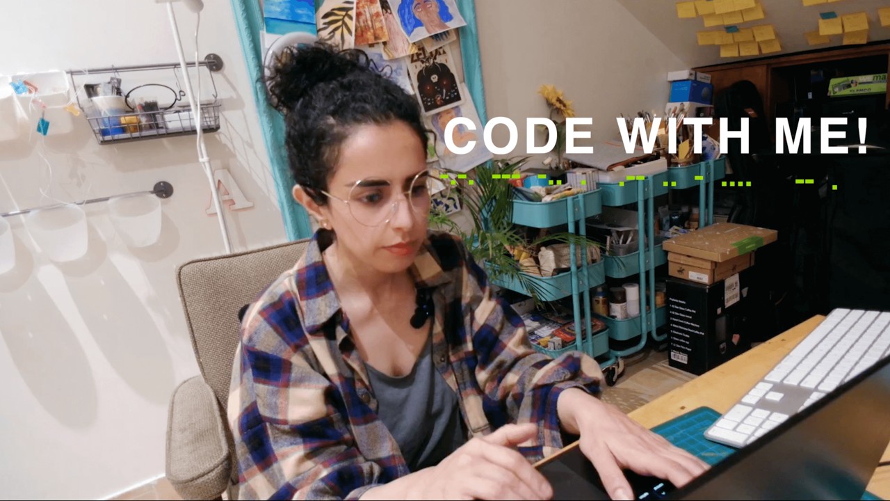 coding a morse code poster with a little raspberry pi | weekend dev - YouTube