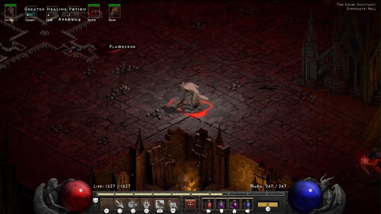 Check out my lvl 76 druid!: Diablo II: Resurrected - YouTube