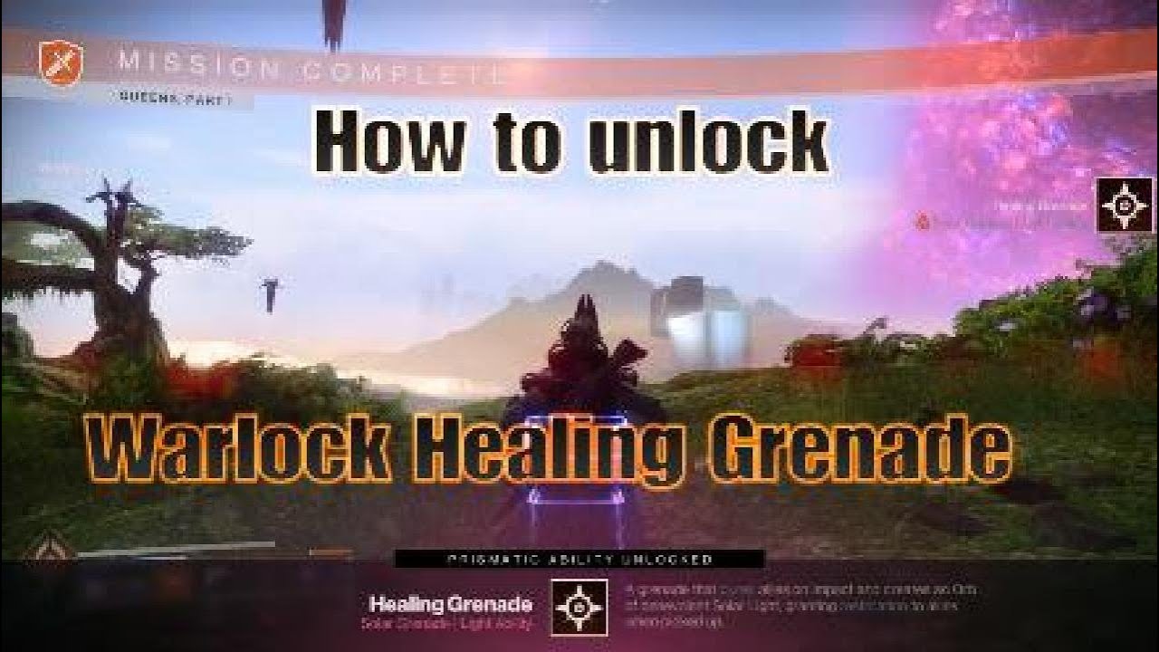 Destiny 2 - The Final Shape - Unlock Warlock Healing Grenade - YouTube