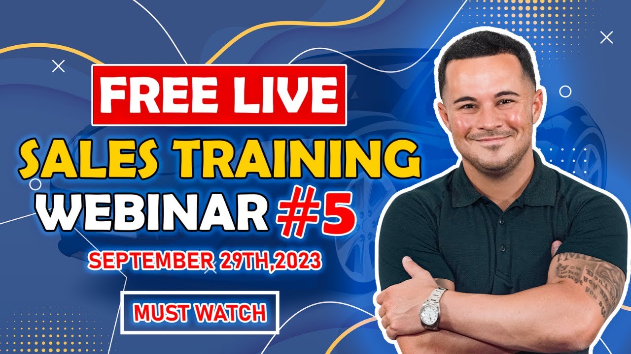 FREE LIVE SALES TRAINING WEBINAR | HOW TO BOOST YOUR SALES ? - YouTube
