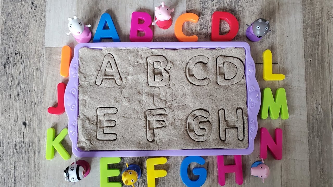 Learn ABC on Sand #abcd#phonics #abc#abcdsong #abcdsong #abc#youtube # ...