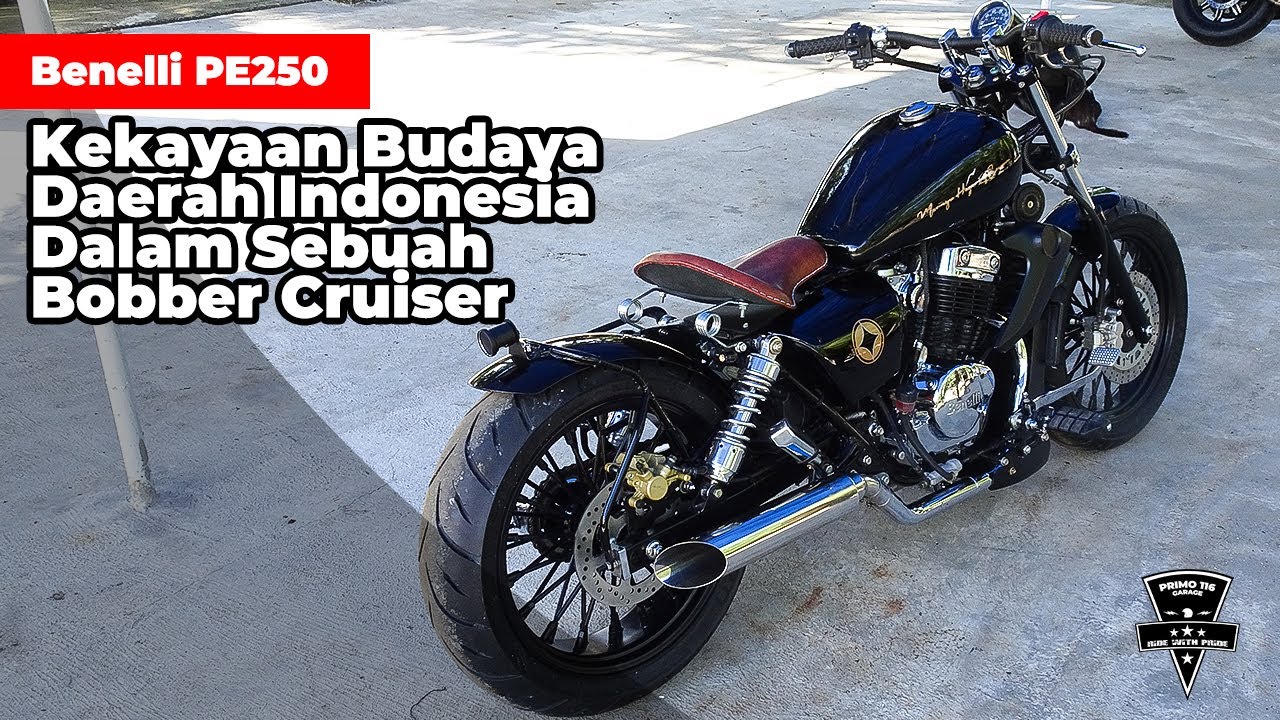 Benelli PE - Kolaborasi Kultur Jawa Kuno & Custom Rule - YouTube