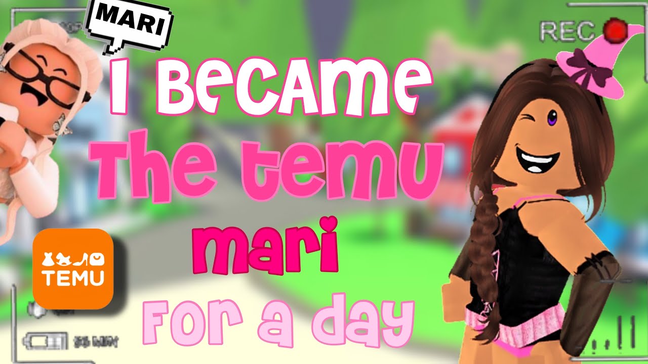 I became the TEMU Mari for a DAY in ADOPT ME! *DRAMA* - YouTube